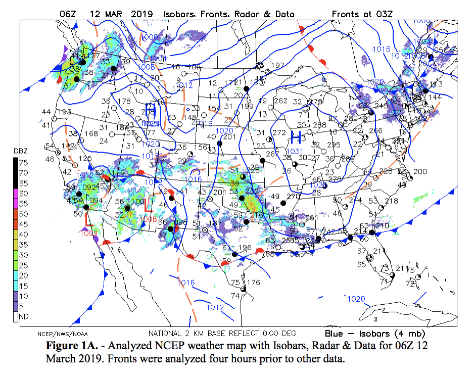 Solved Fronts at 09Z 12Z 12 MAR 2019 Isobors, Fronts.Radar | Chegg.com