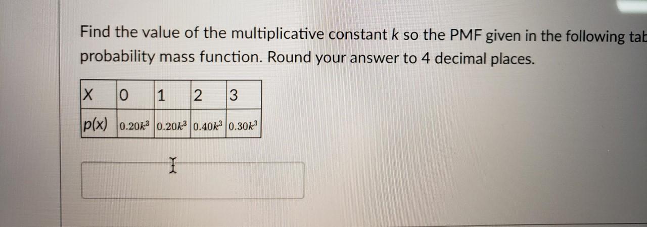 Solved Find the value of the multiplicative constant k so | Chegg.com