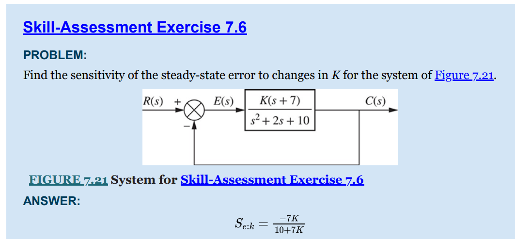 Solved Skill-Assessment Exercise 7.6 PROBLEM: Find the | Chegg.com