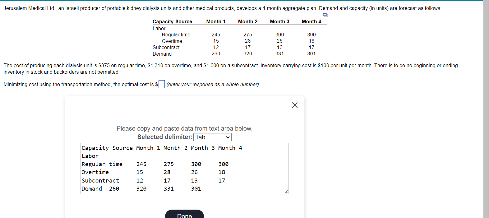 Solved inventory in stock and backorders are not permitted. | Chegg.com