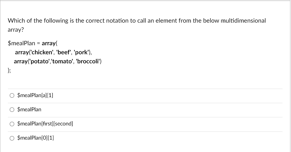 Solved Which of the following is the correct notation to | Chegg.com