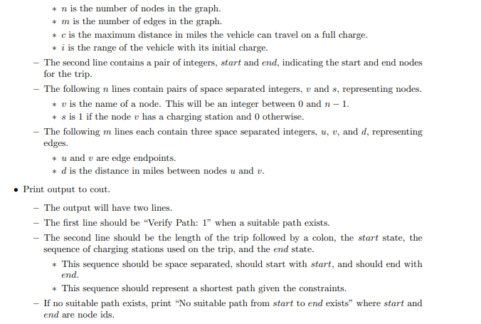 Solved - Input will come from cin. - The first line will | Chegg.com