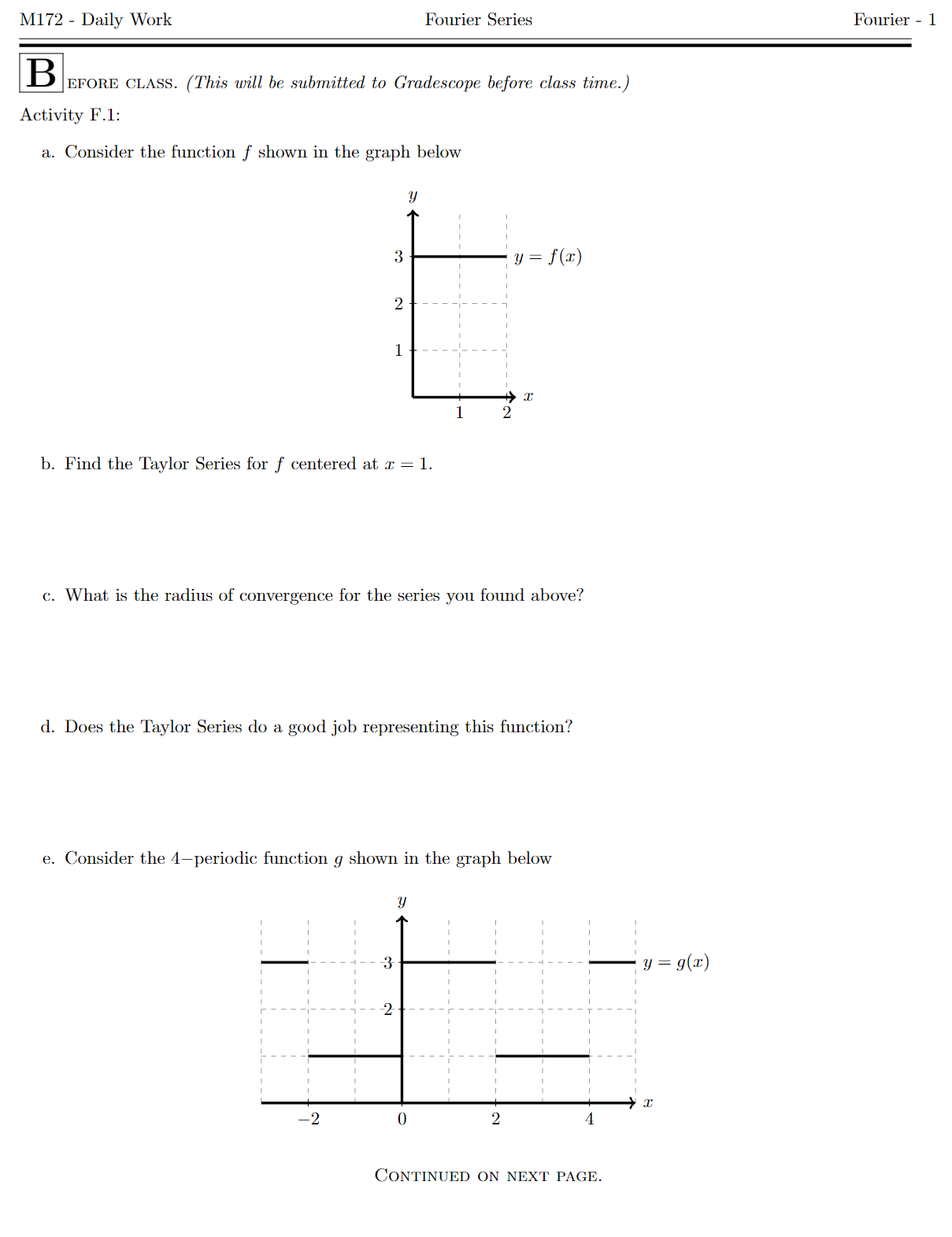 Solved B Efore Class This Will Be Submitted To Gradescope