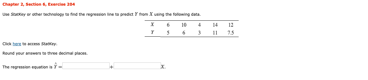 Solved Chapter 2 Section 6 Exercise 204 Use Statkey Or 5124