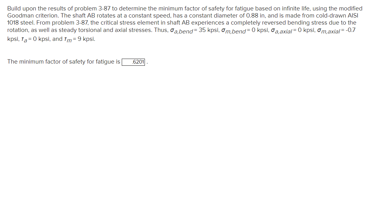 Solved Build Upon The Results Of Problem 3 87 To Determine