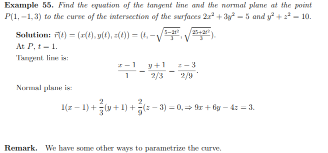 Solved Find the equation of the tangent line and the normal | Chegg.com