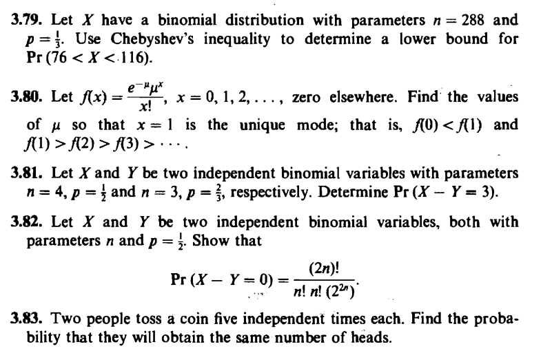 Solved 3.79. Let X have a binomial distribution with | Chegg.com