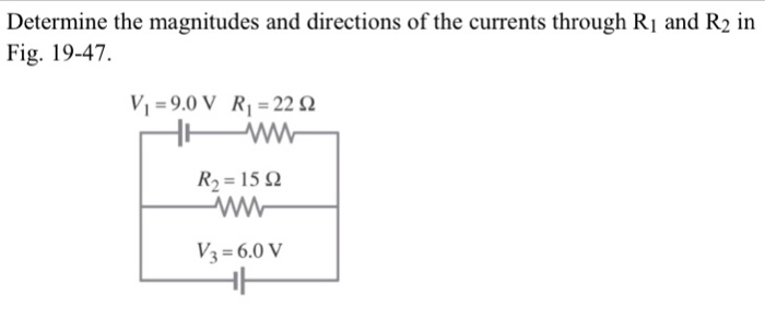 Solved Determine the magnitudes and directions of the | Chegg.com