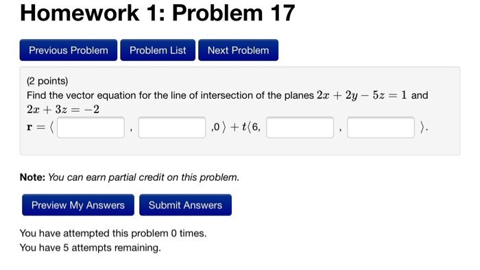 Solved Homework 1 Problem 17 Previous Problem Problem List 5990