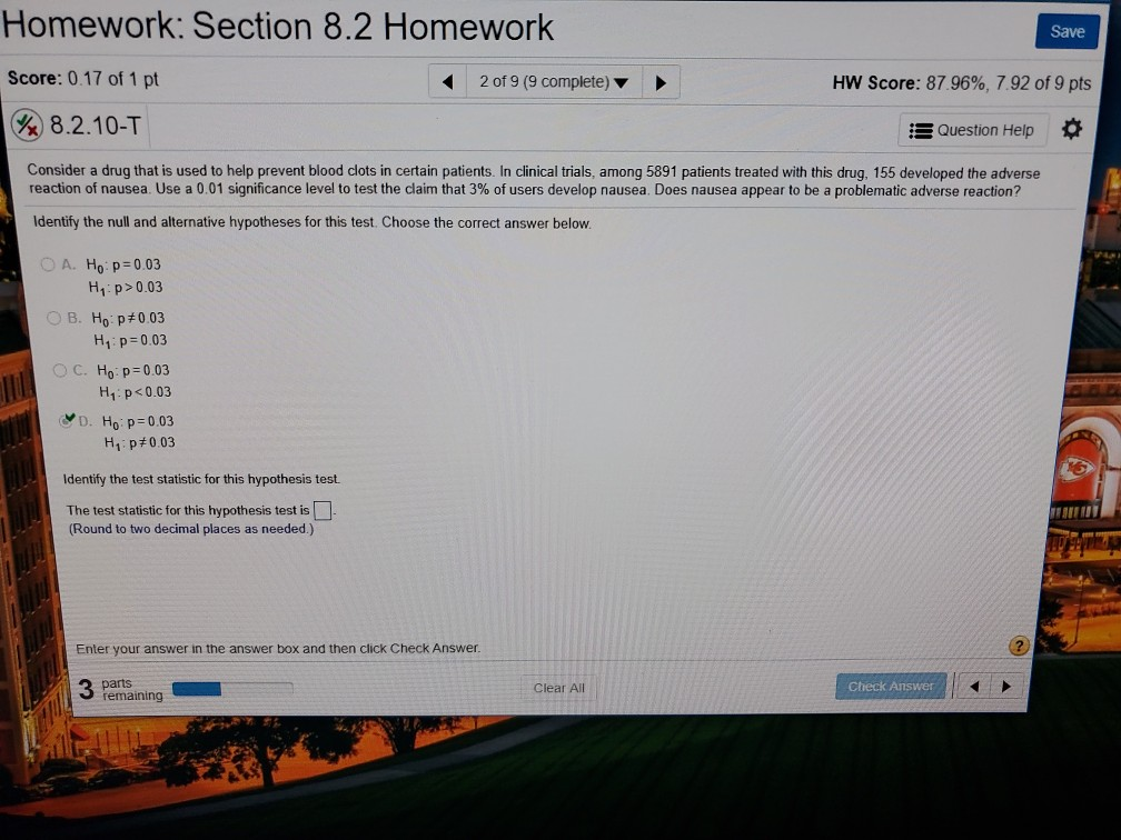 Solved Homework Section 8 2 Homework Save Score 0 17 Of 1
