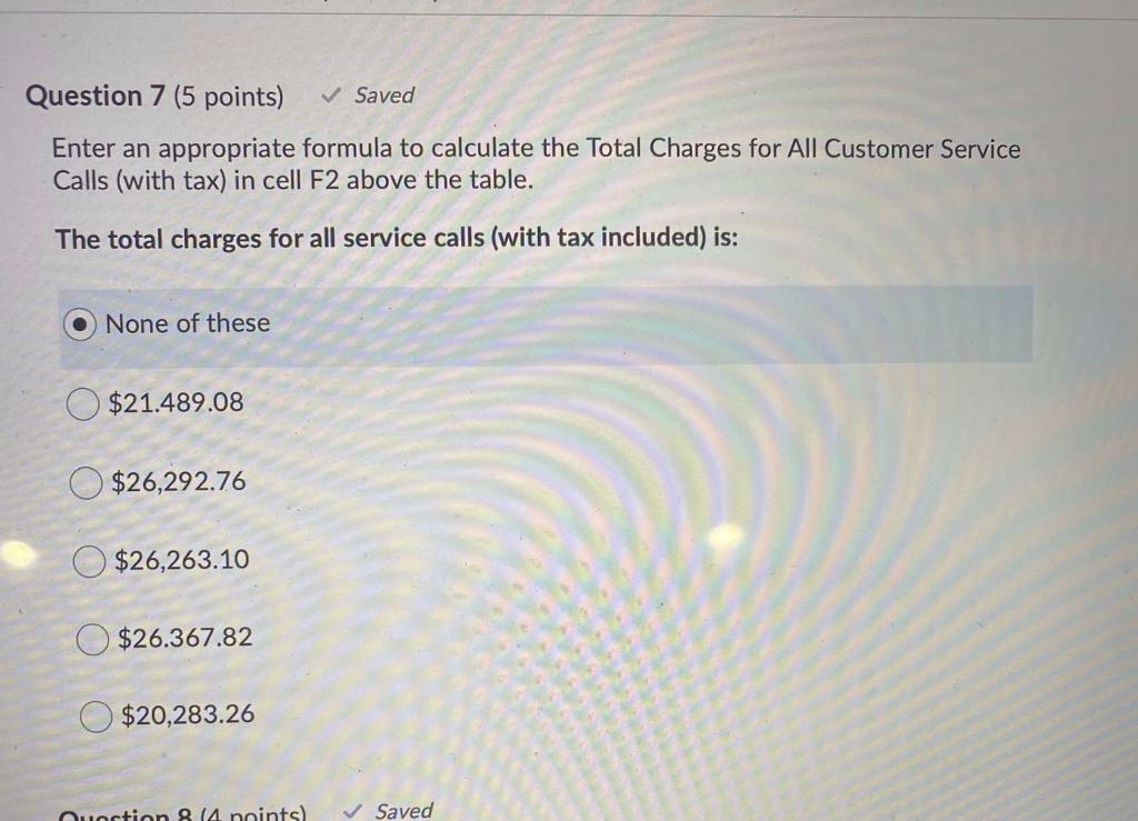Solved Question 7 (5 points) Saved Enter an appropriate | Chegg.com