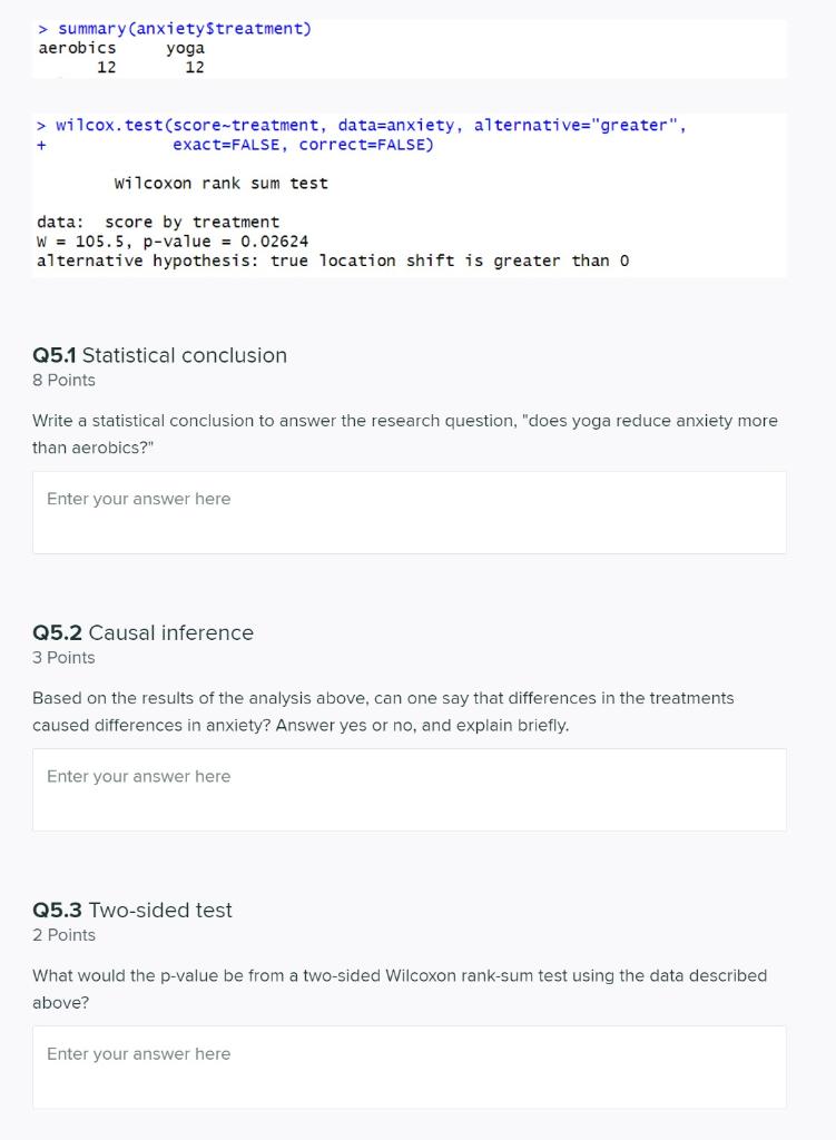 Solved Q5 13 Points The Hamilton Anxiety Rating Scale is a | Chegg.com