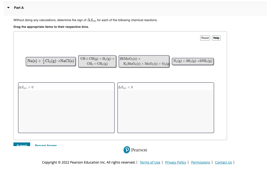 Solved Without doing any calculations, determine the sign of | Chegg.com