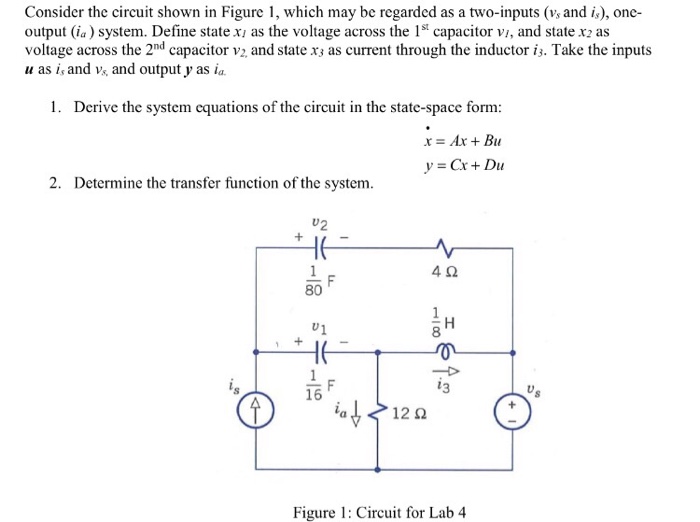 Solved Consider the cireuit shown in Figure 1, which may be | Chegg.com