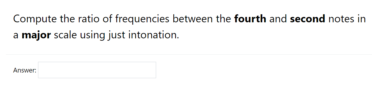 Solved Compute the ratio of frequencies between the fourth | Chegg.com