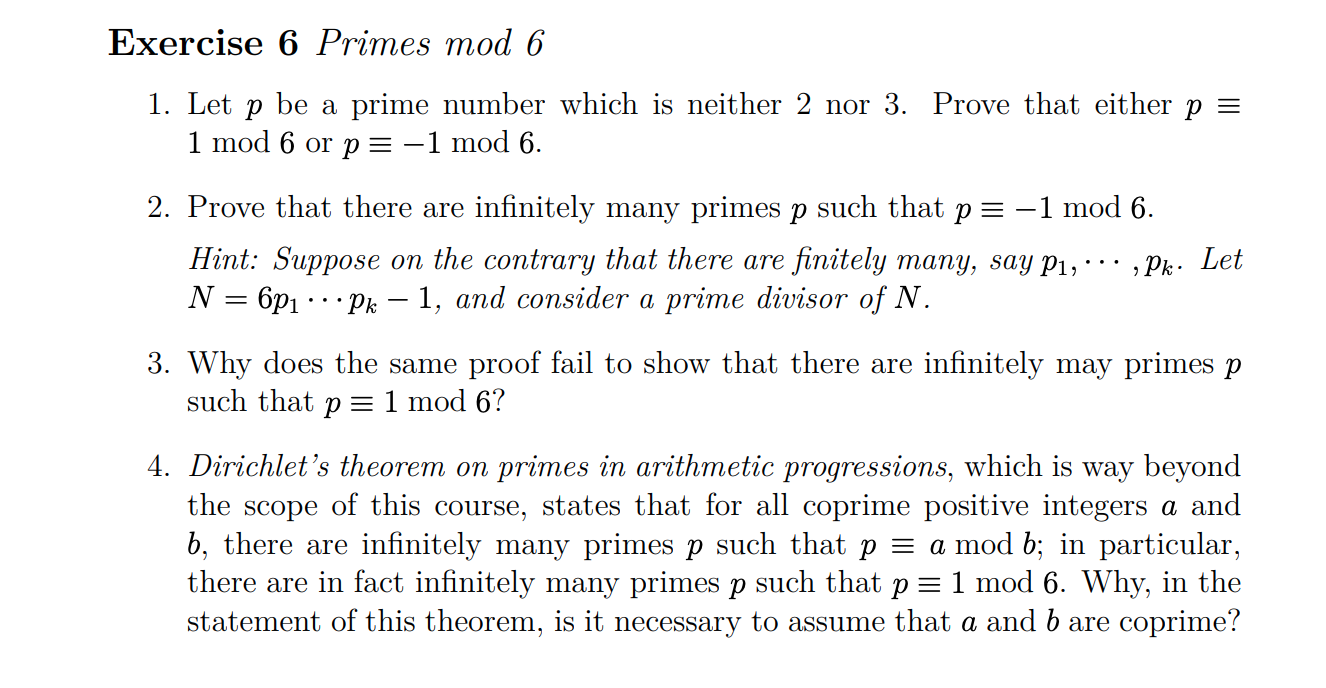 Solved 1. Let p be a prime number which is neither 2 nor 3 . | Chegg.com