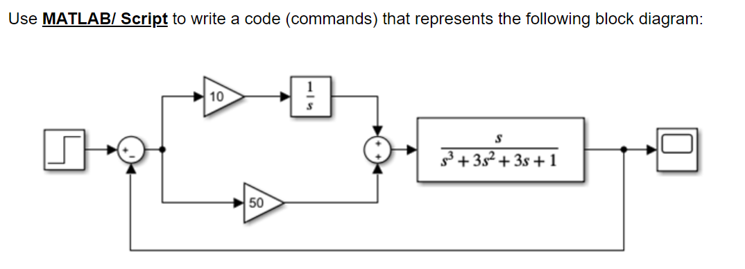 Solved Use Matlabi Script To Write A Code Commands That 6594