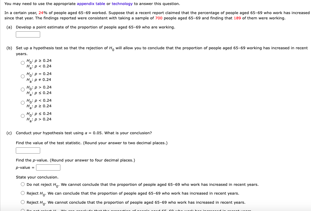 Solved You may need to use the appropriate appendix table or | Chegg.com