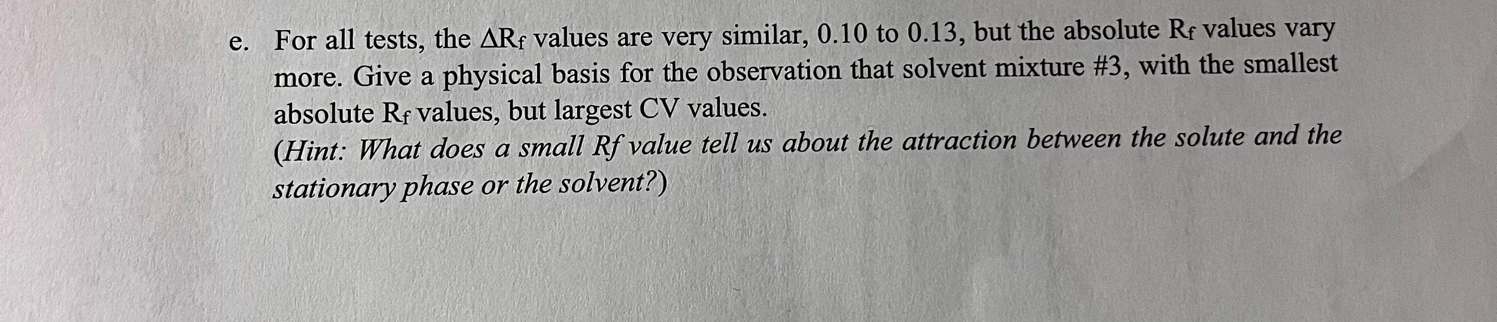 Solved needed to elute the components. Three different | Chegg.com