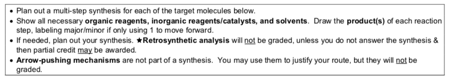 Solved Please help me propose a stepwise synthesis for the | Chegg.com