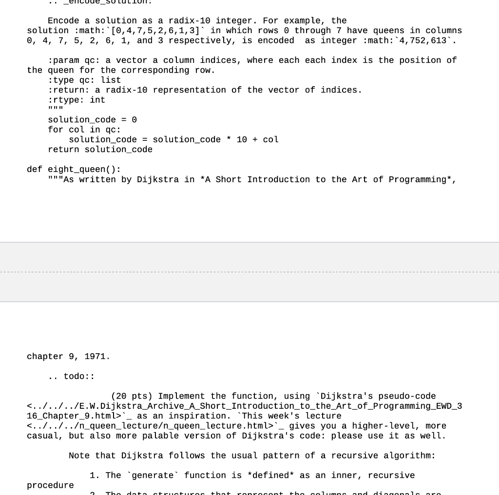 Write .py code for the following N-Queen | Chegg.com