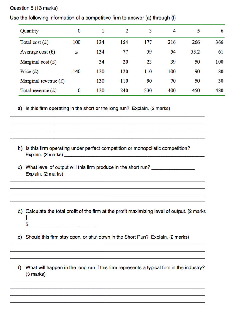 Solved Question 1 (16 marks) Answer the following questions | Chegg.com