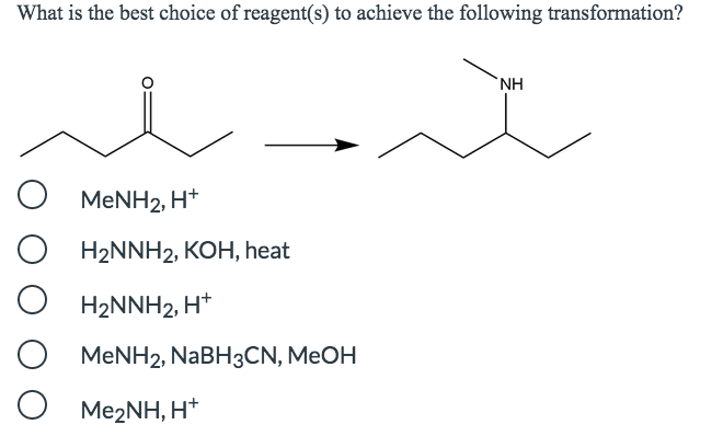 Solved What is the best choice of reagent(s) to achieve the | Chegg.com