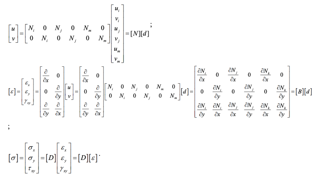 For A Two Node Bar Element