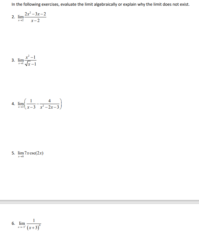 Solved In the following exercises, evaluate the limit | Chegg.com