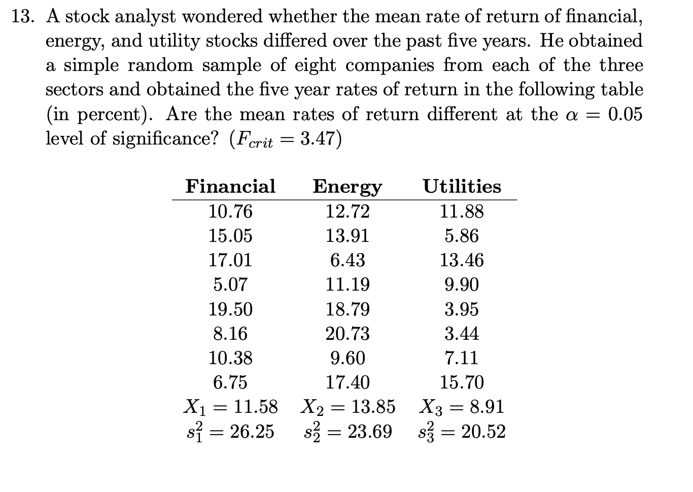 Solved Please show work and formulas used so I can | Chegg.com