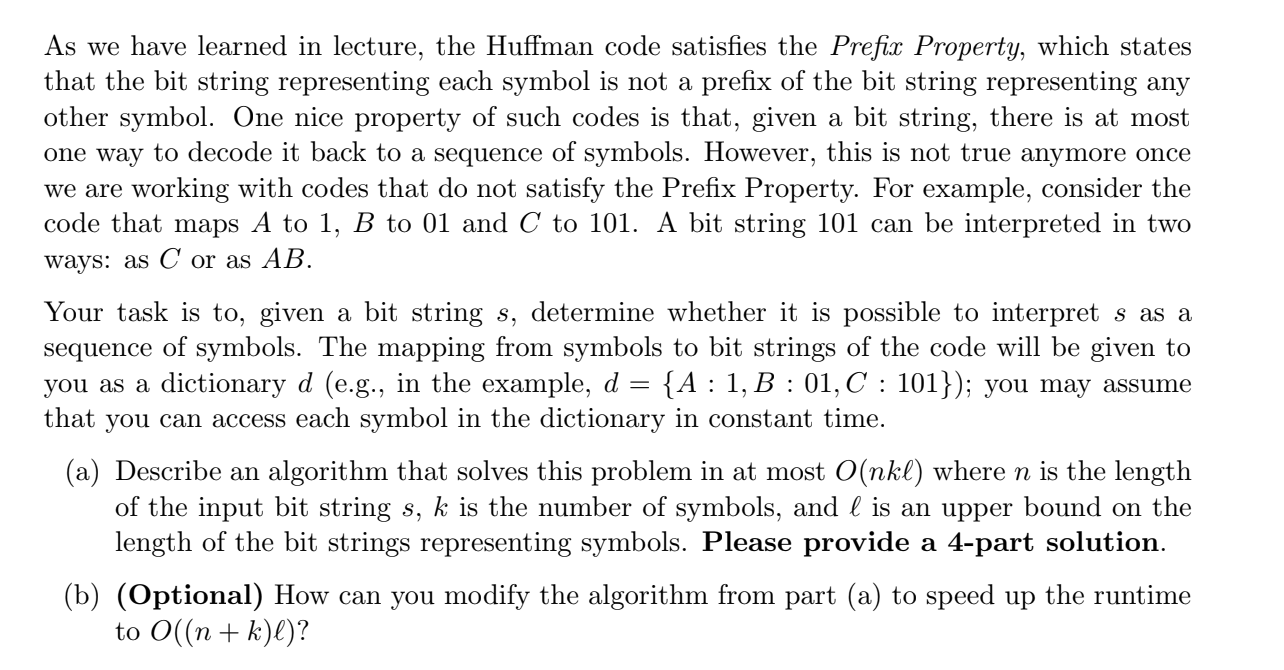 Solved 1 Part Solutions Or All And Only Dynamic 