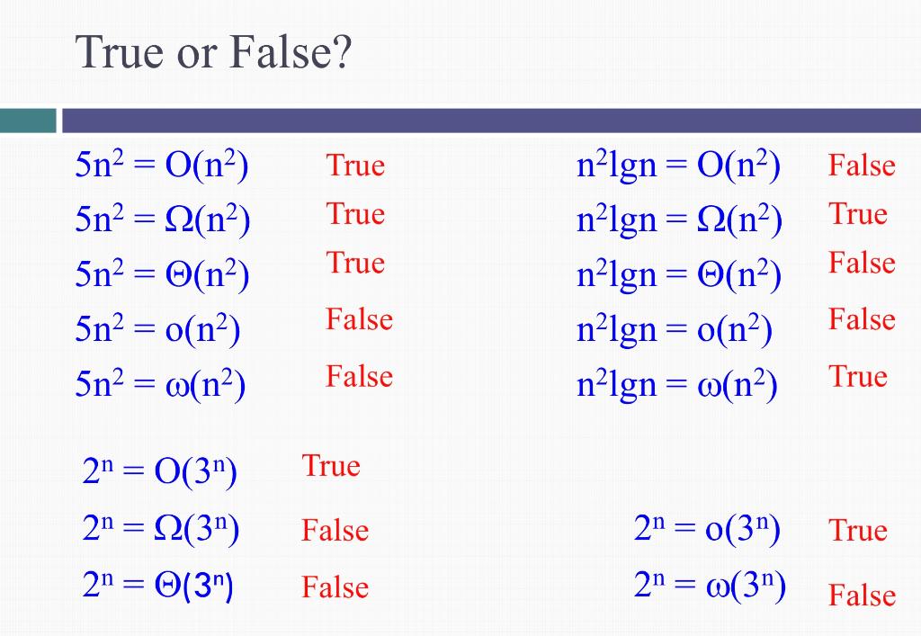 Solved True or False? | Chegg.com