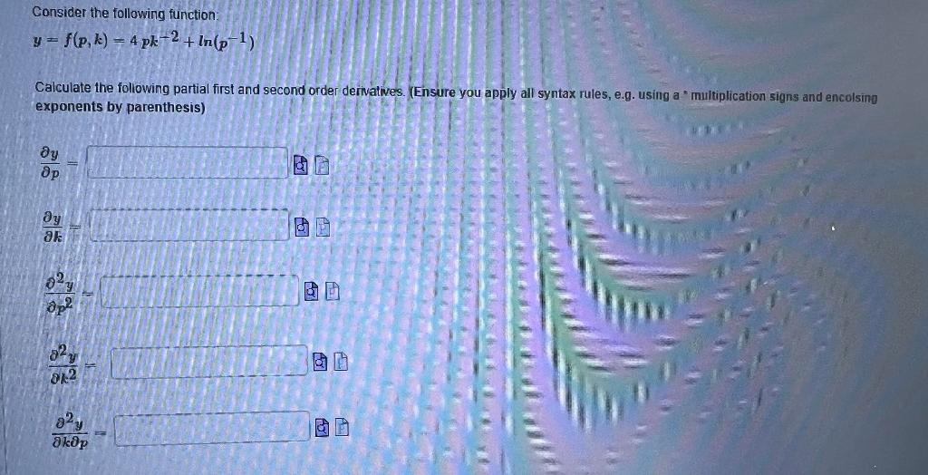 Solved Consider the following function: | Chegg.com