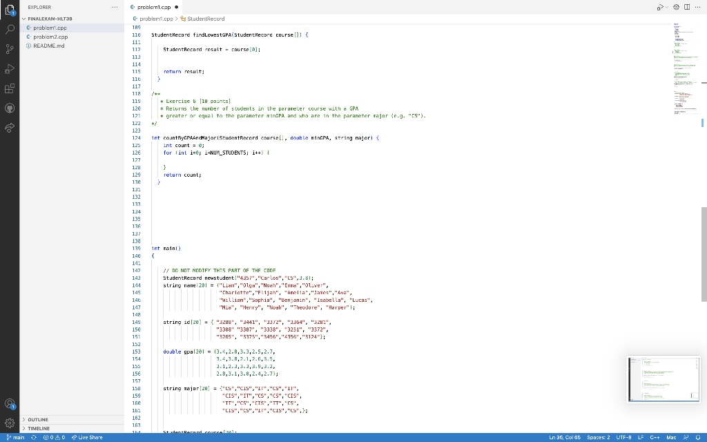 Solved blemil.cpp >... tinclude siostrears *include | Chegg.com