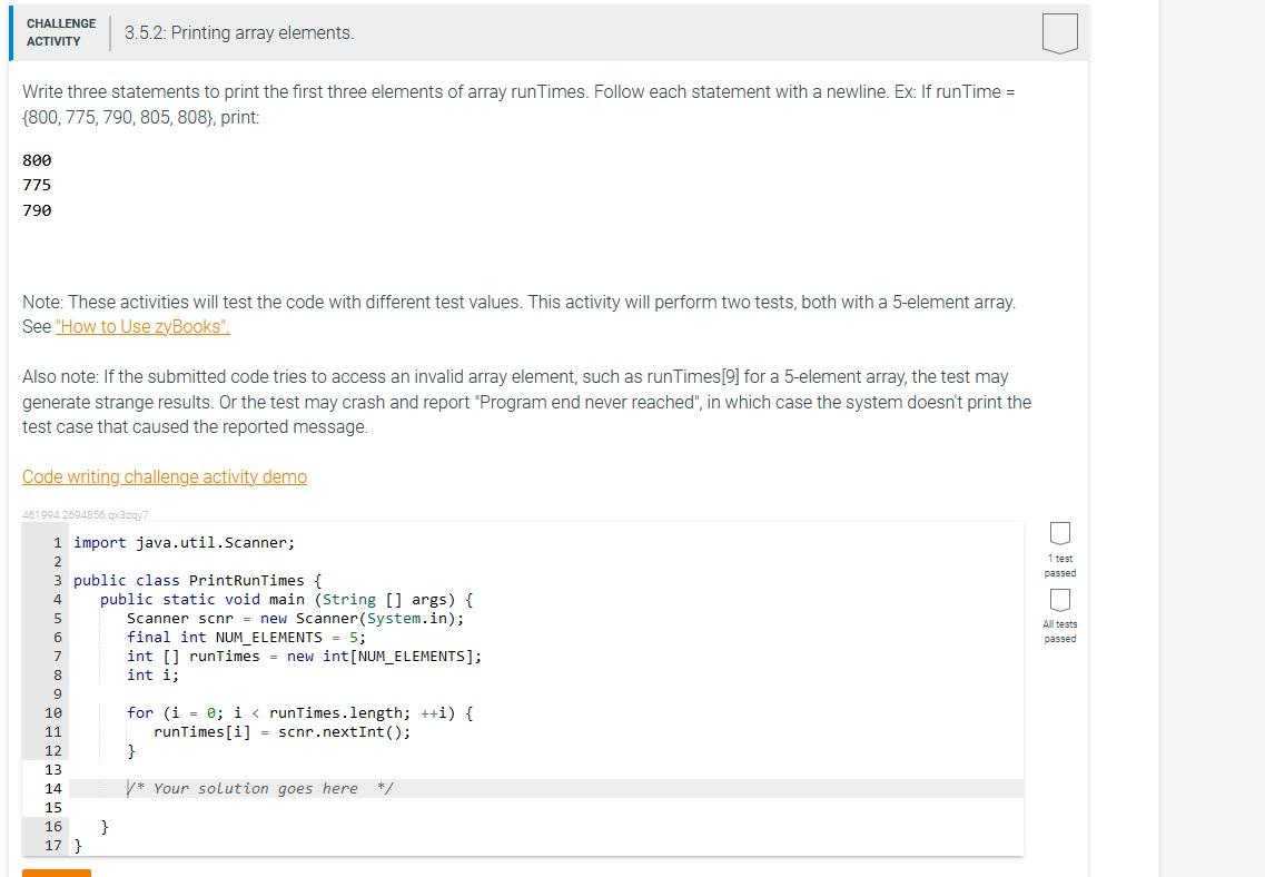Solved Write three statements to print the first three | Chegg.com