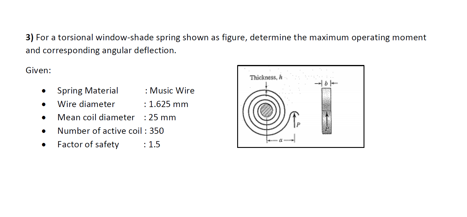 Solved Value of E is can be finded in Table in Shigley's | Chegg.com