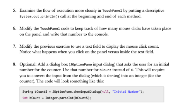 Solved Java for Business Chapter 4 End-of-chapter exercises | Chegg.com
