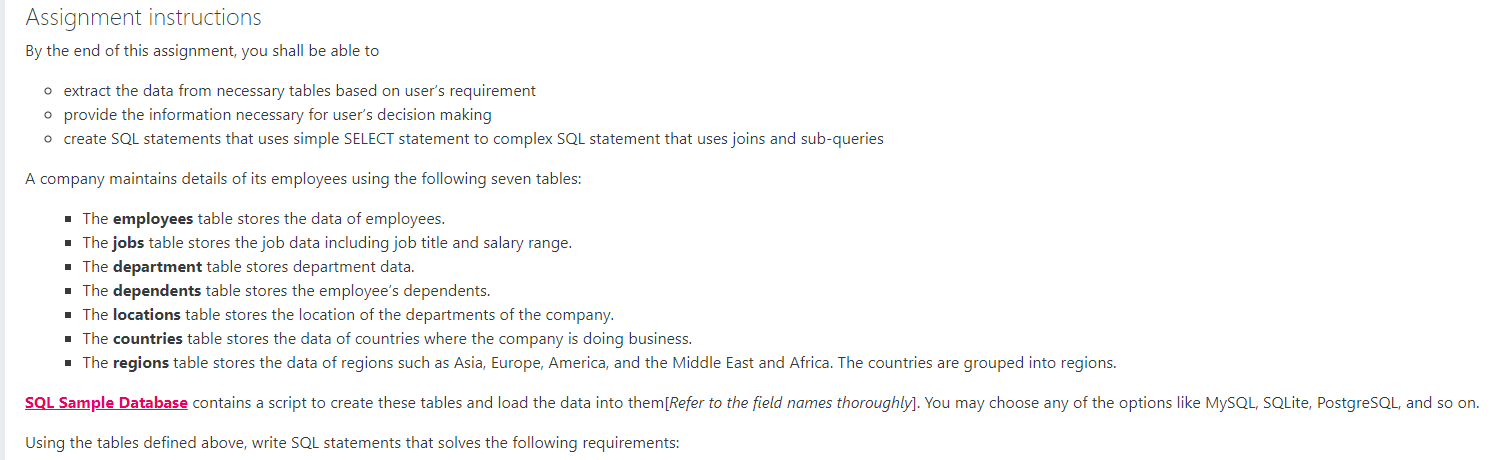 Solved Assignment instructions By the end of this | Chegg.com