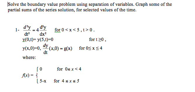 Solved Solve the boundary value problem using separation of | Chegg.com