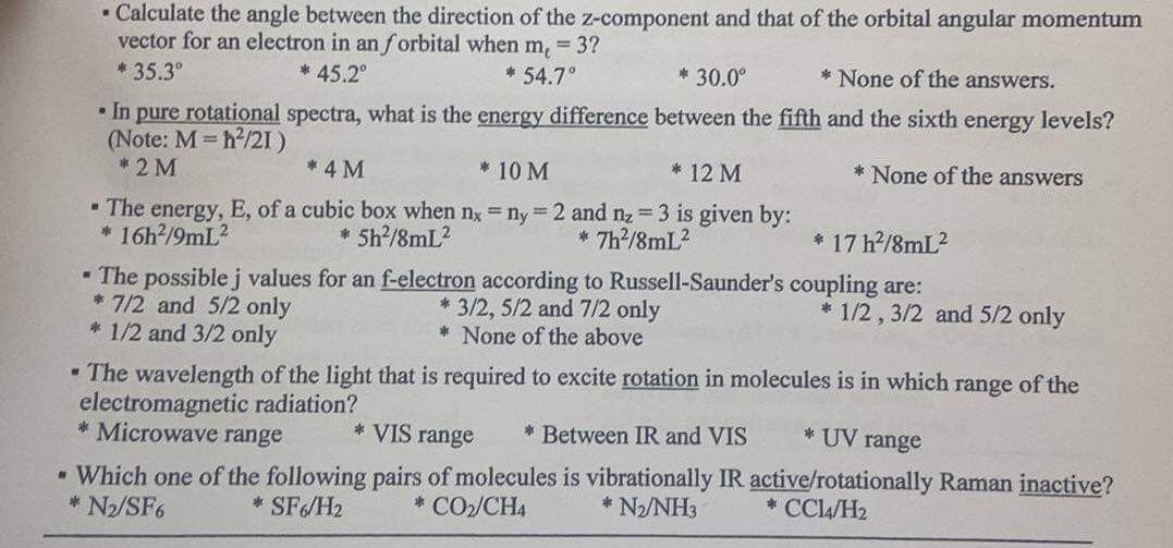 Solved - Calculate the angle between the direction of the | Chegg.com