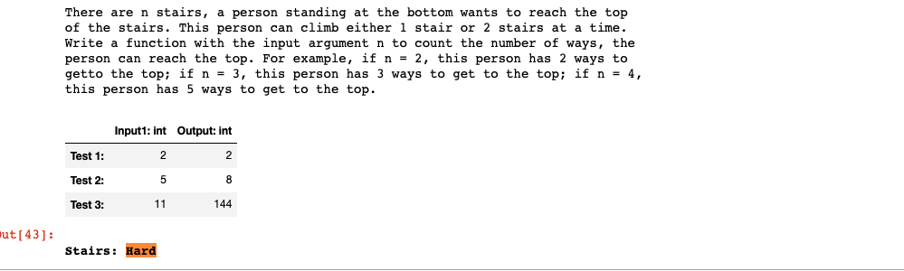 Solved Write There are n stairs, a person standing at the | Chegg.com