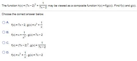 Solved The function h(x) = (x-2) + 1 may be viewed as a | Chegg.com