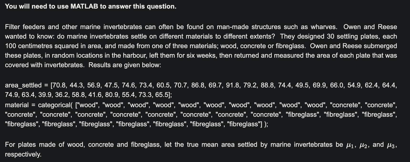Solved You will need to use MATLAB to answer this question. | Chegg.com