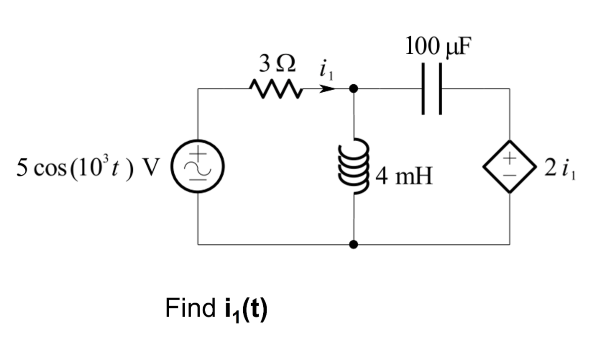 Solved Find i1(t) | Chegg.com