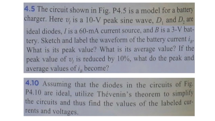 Solved 5 The circuit shown in Fig. P4.5 is a model for a | Chegg.com