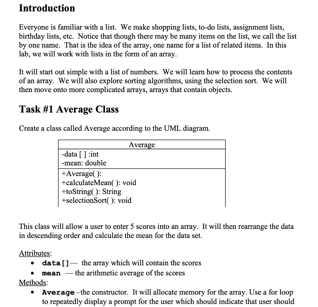 Solved Introduction Everyone is familiar with a list. We | Chegg.com