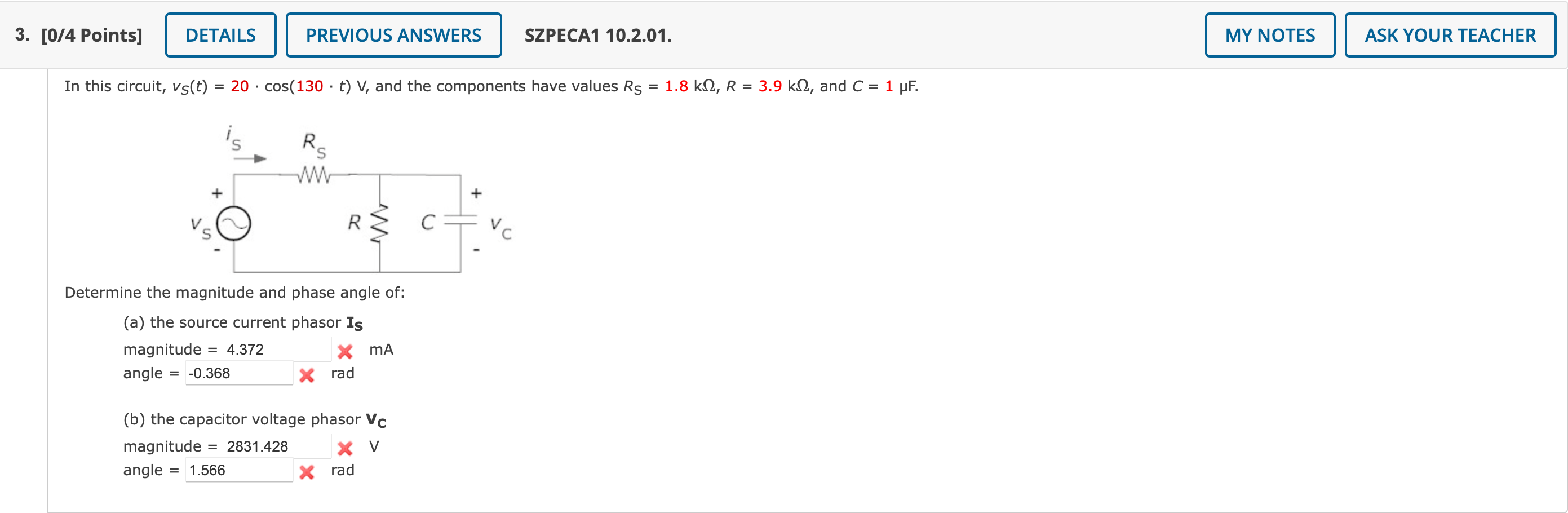 Solved 3. [0/4 Points] DETAILS PREVIOUS ANSWERS SZPECA1 | Chegg.com