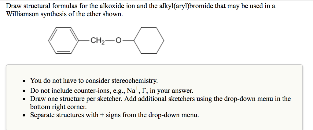 Solved Draw structural formulas for the alkoxide ion and the | Chegg.com