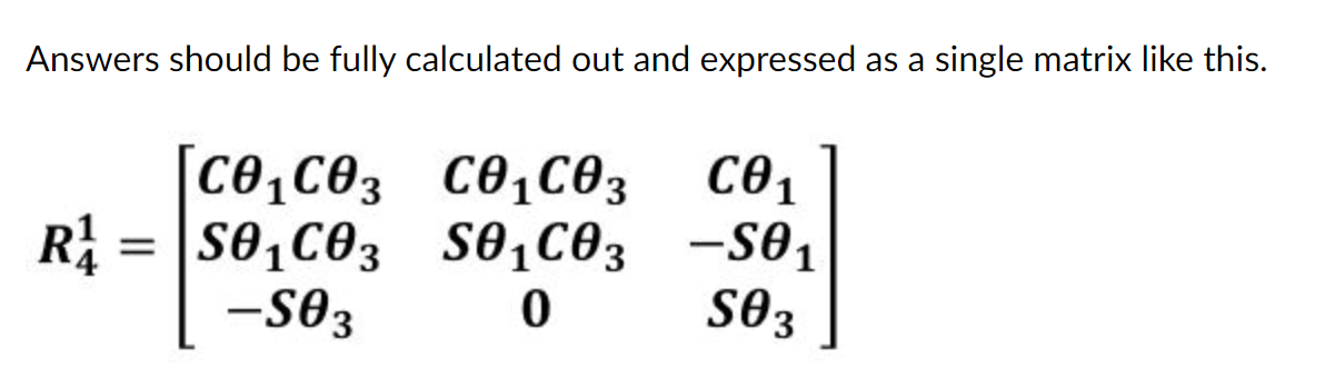 Solved Find Rotation Matrix R21,R31,R41 You can use this | Chegg.com