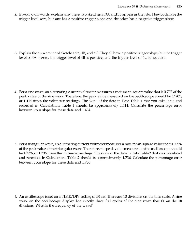 Solved 1A TIME/DIV = 1ms/bly. 1A VOLTS/DIV = 1V/DIY +47 1B | Chegg.com